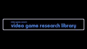 Introducing the Video Game Research Library – Video Game Canon